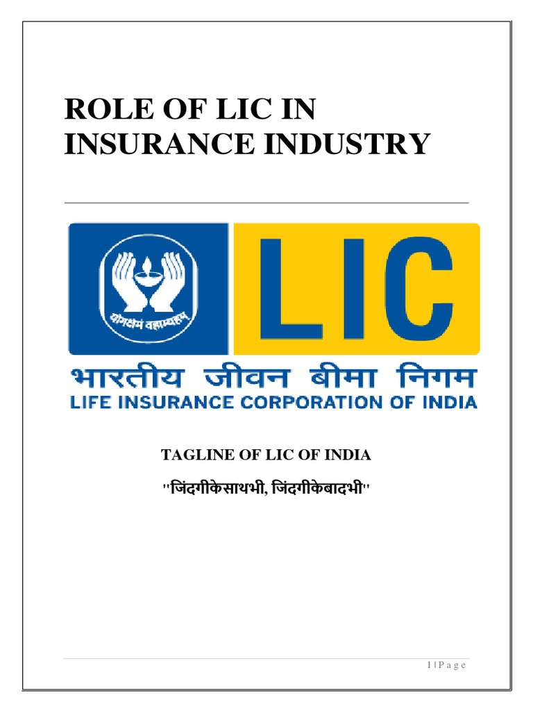 Lic Project Final | Life Insurance | Insurance