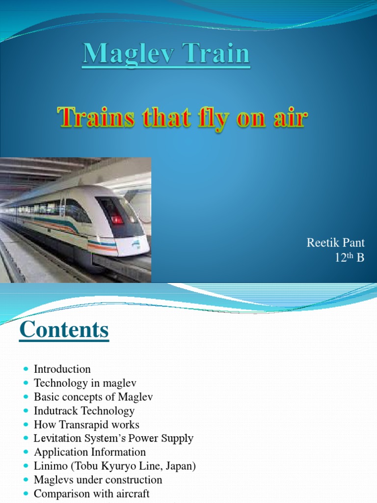 An In-Depth Look at Maglev Transportation Technology, Systems, and ...