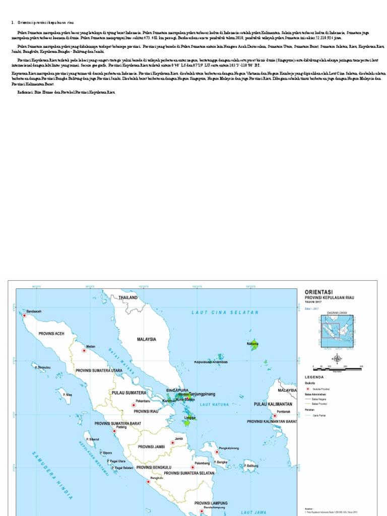 Orientasi Provinsi Kepulauan Riau | PDF