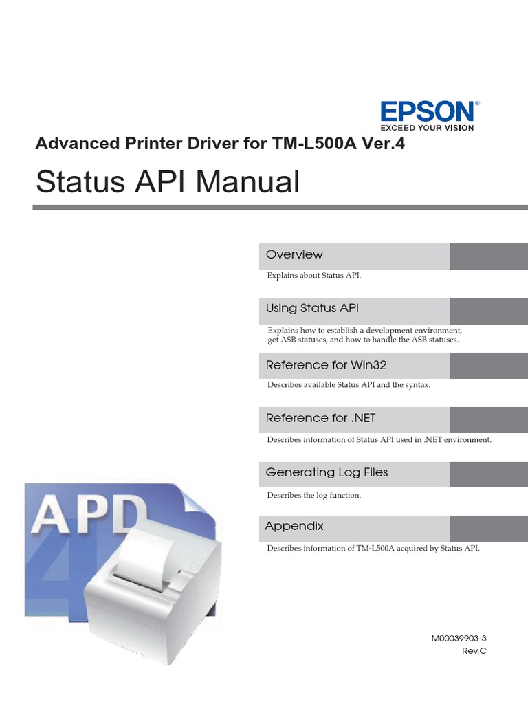 Apd4 L500a Status E Revc Pdf Application Programming Interface C Sharp Programming Language