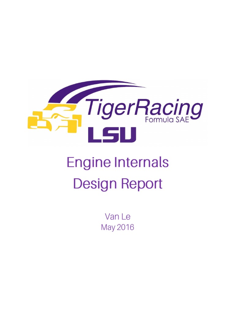16 Engine Internals Design Report | PDF | Transmission (Mechanics ...