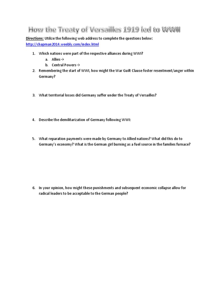 WWI Alliances & Treaty Impacts | PDF | Politics | Travel
