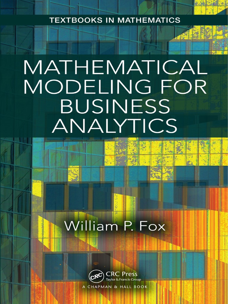 Mathematical Modeling For Business Analytics | PDF | Mathematical Model ...