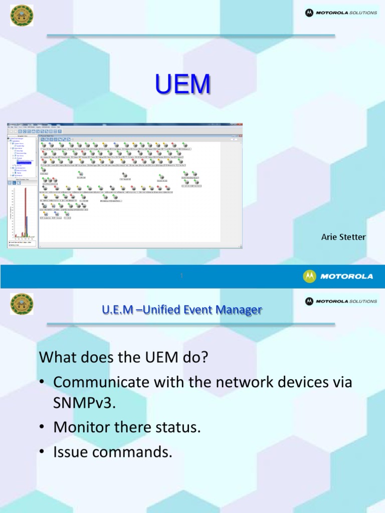 An Overview of the Unified Event Manager (UEM) and How it Monitors ...