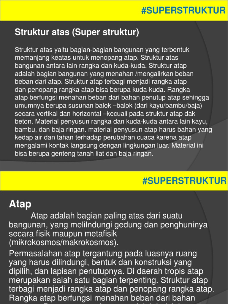 SuperStruktur Kelompok 3 | PDF