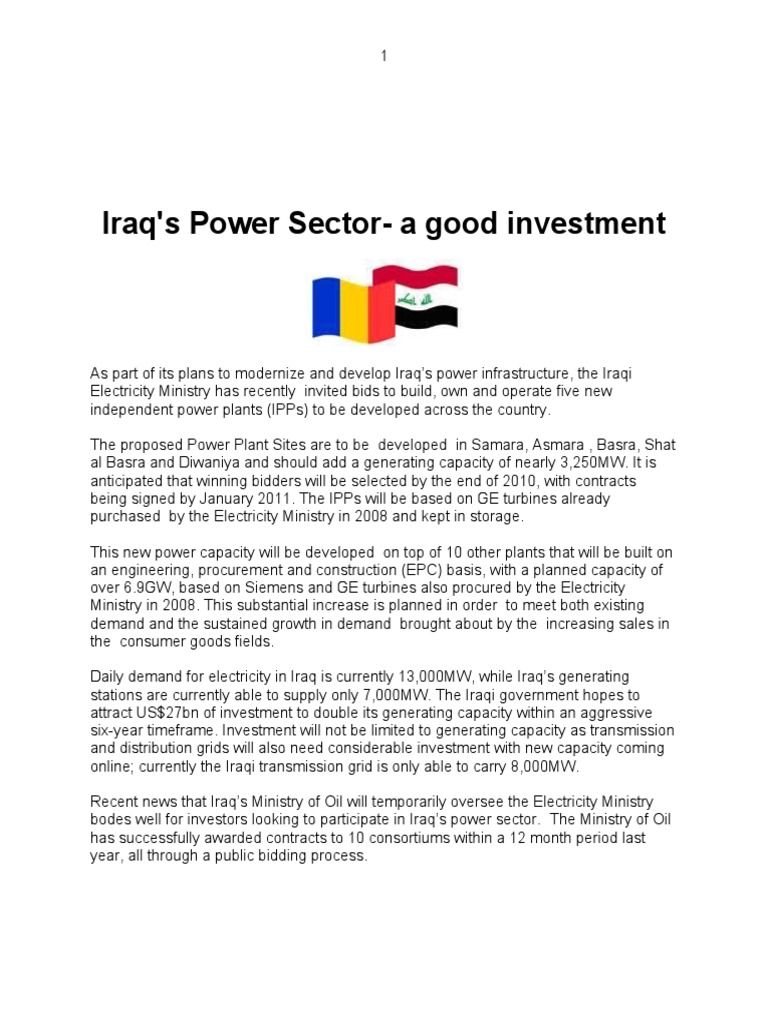 Investing in Iraq | PDF | Joint Stock Company | Limited Liability Company