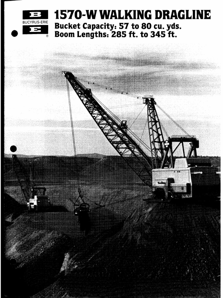 BE 1570-W Dragline | PDF