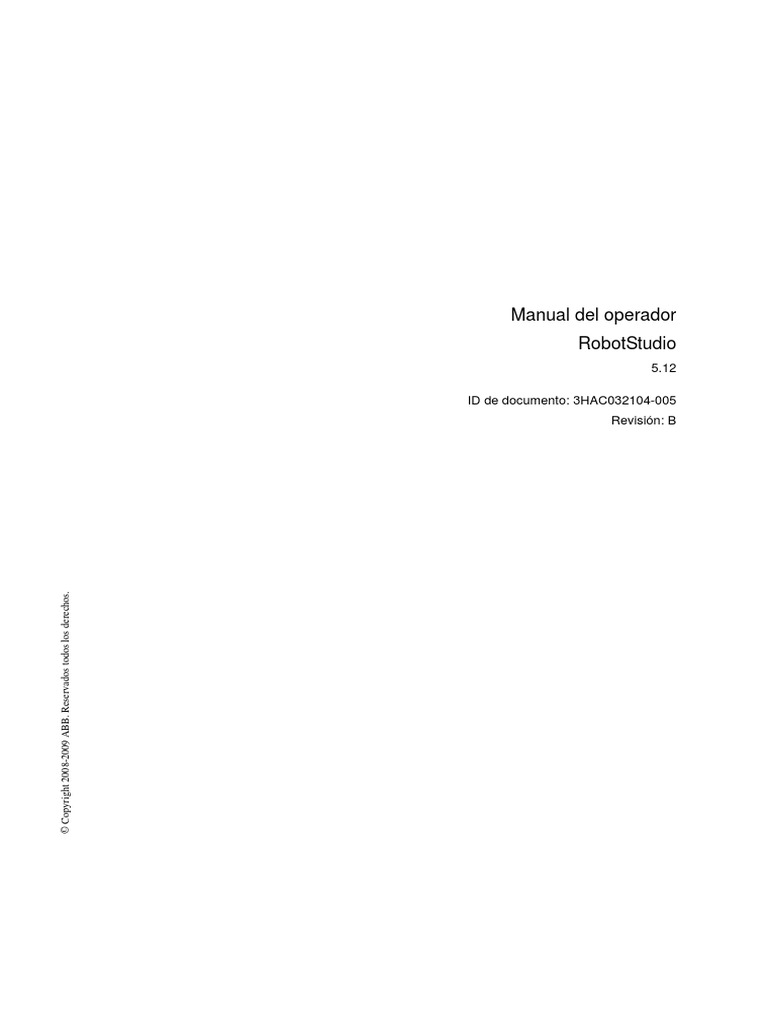 Manual Robotstudio | PDF | Robot | Robótica
