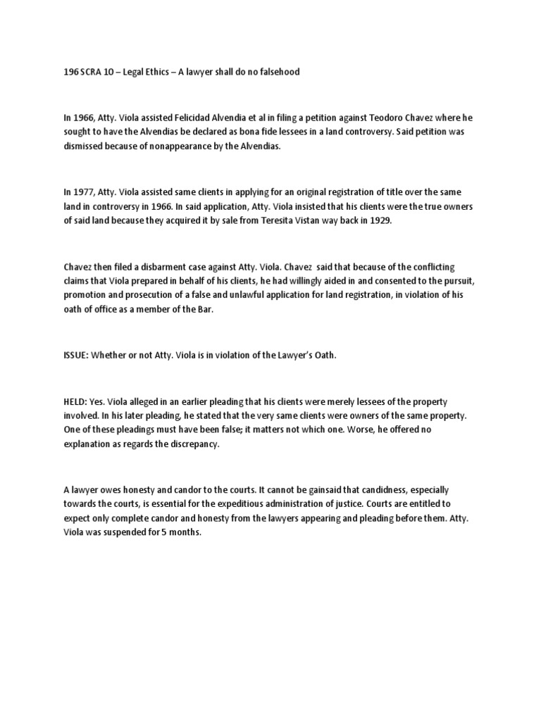 Case 49 Chavez Vs Viola | PDF | Lawyer | Judiciaries