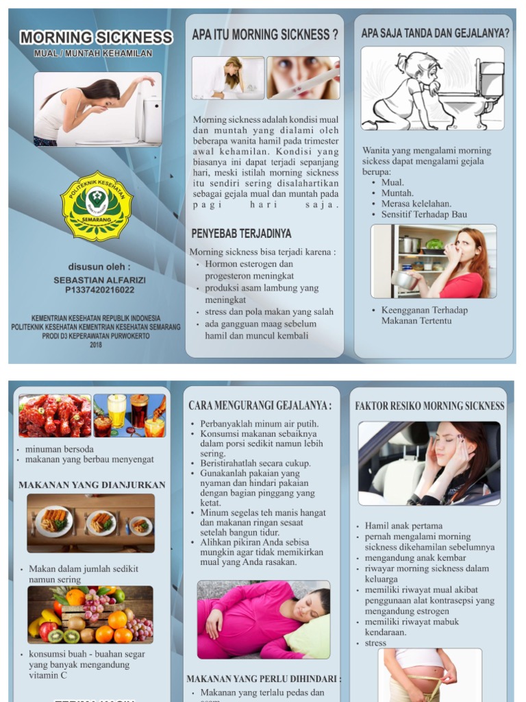 Leaflet Morning Sickness | PDF