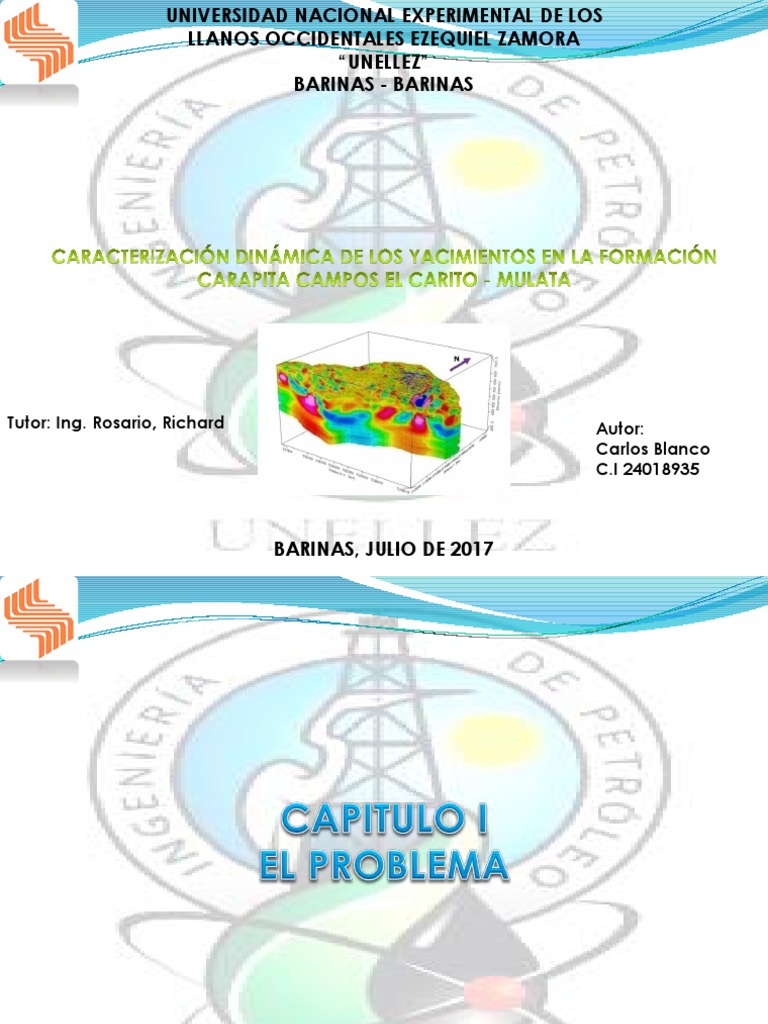 Presentación Caracterización Dinámica de Yacimientos | PDF | Depósito ...