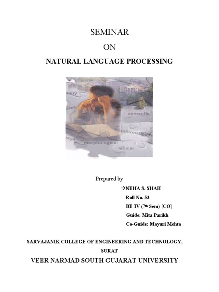 NLP Report | PDF | Parsing | Syntax