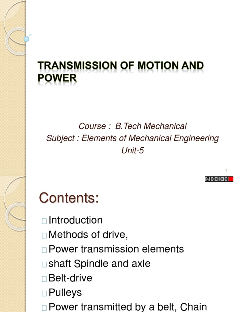 Course: B.Tech Mechanical Subject: Elements of Mechanical Engineering ...