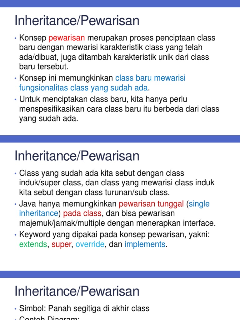 9.-Pewarisan Dan Polimorfisme | PDF
