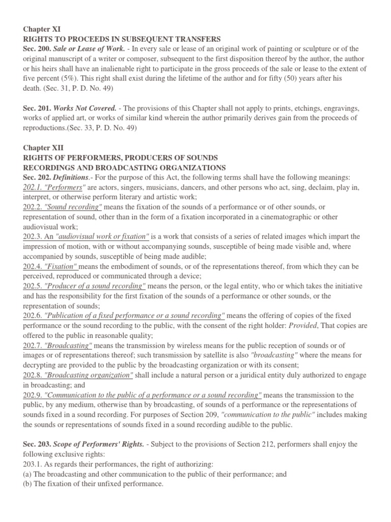 Intellectual Property Code Chap11-15 | PDF | Common Law | Justice