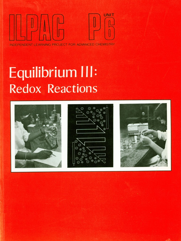 Unit P6 Equilibrium III Redox Reactions - 0 PDF | PDF | Redox | Electrochemistry