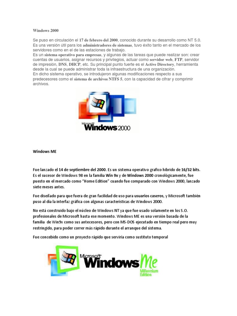 Windows 2000 Al 2010 | PDF | Windows 2000 | Microsoft Windows