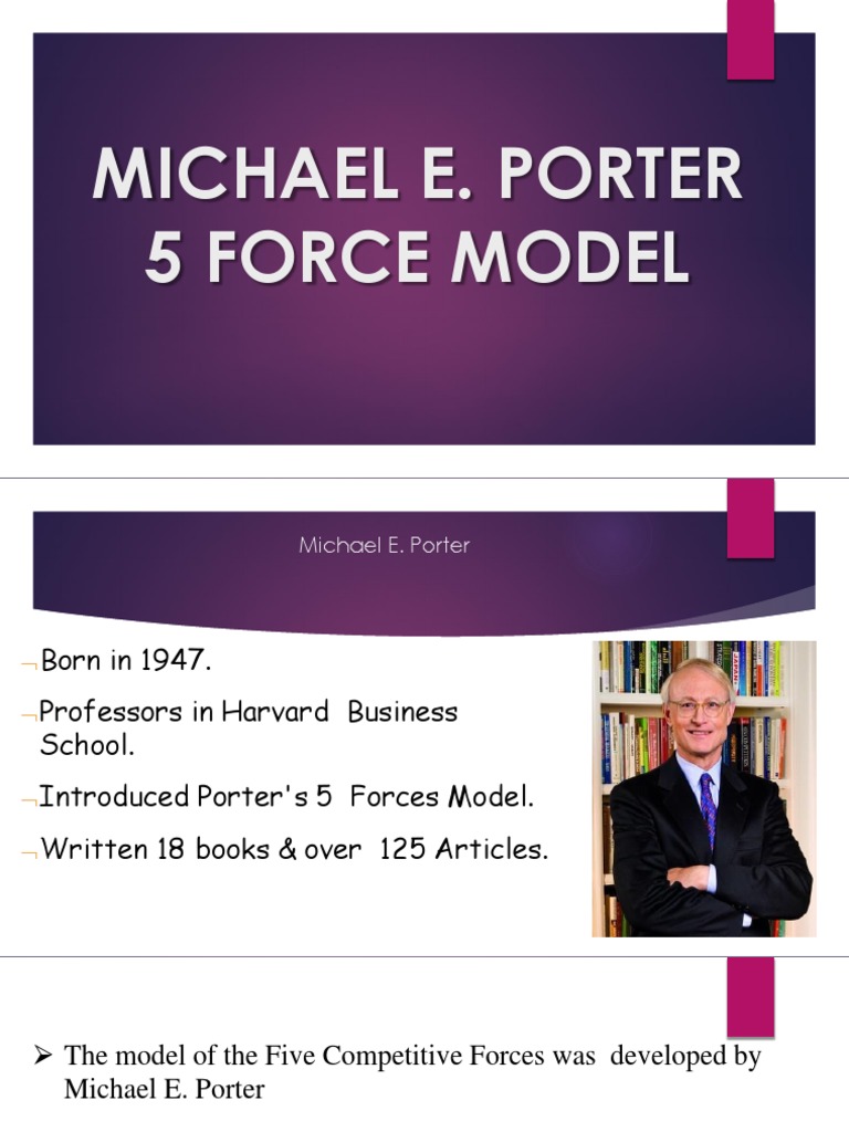 Michael E. Porter 5 Force Model | PDF | Economics | Accountability