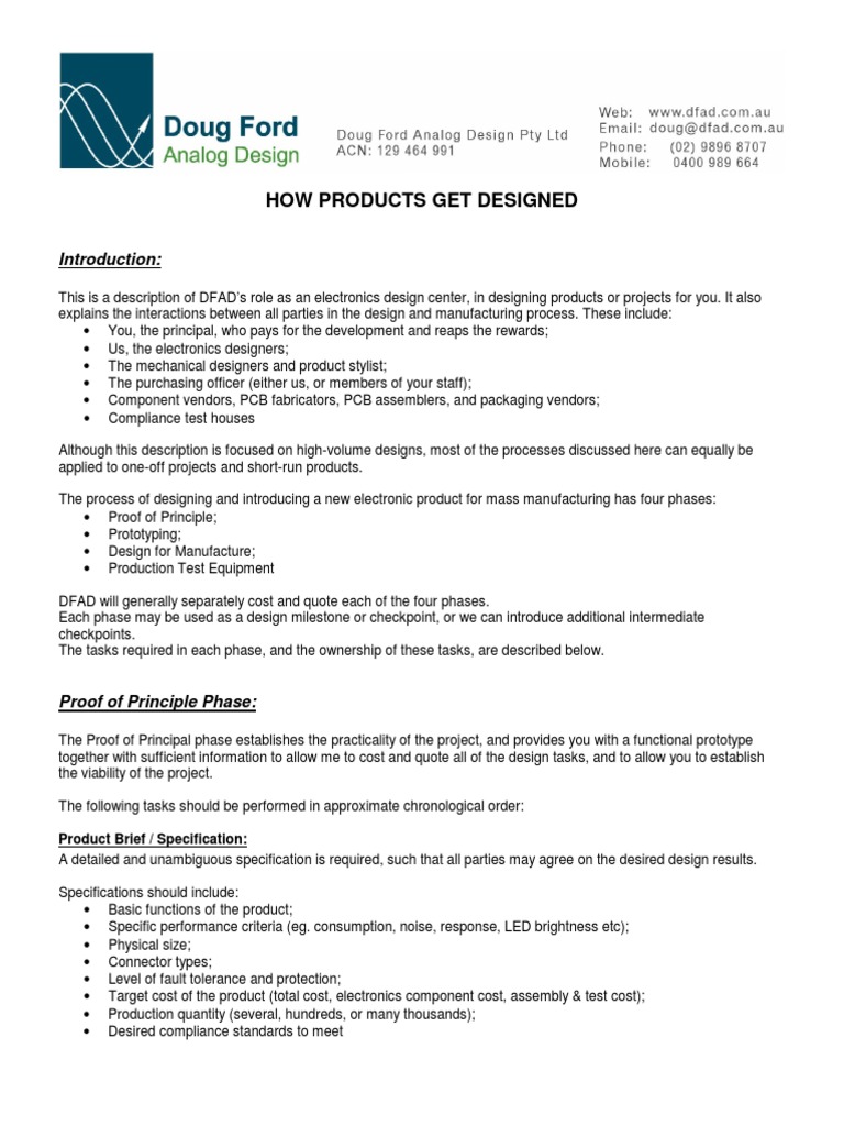 Product Design Guide | PDF | Prototype | Printed Circuit Board