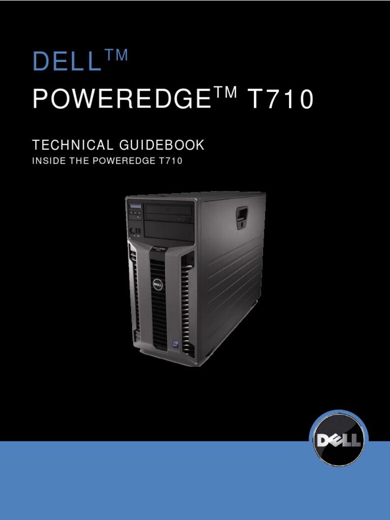 Server Poweredge t710 Technical Guide Book | PDF | Flash Memory ...