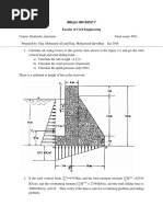 Hydraulic Structures II Lecture Note | PDF | Spillway | Dam