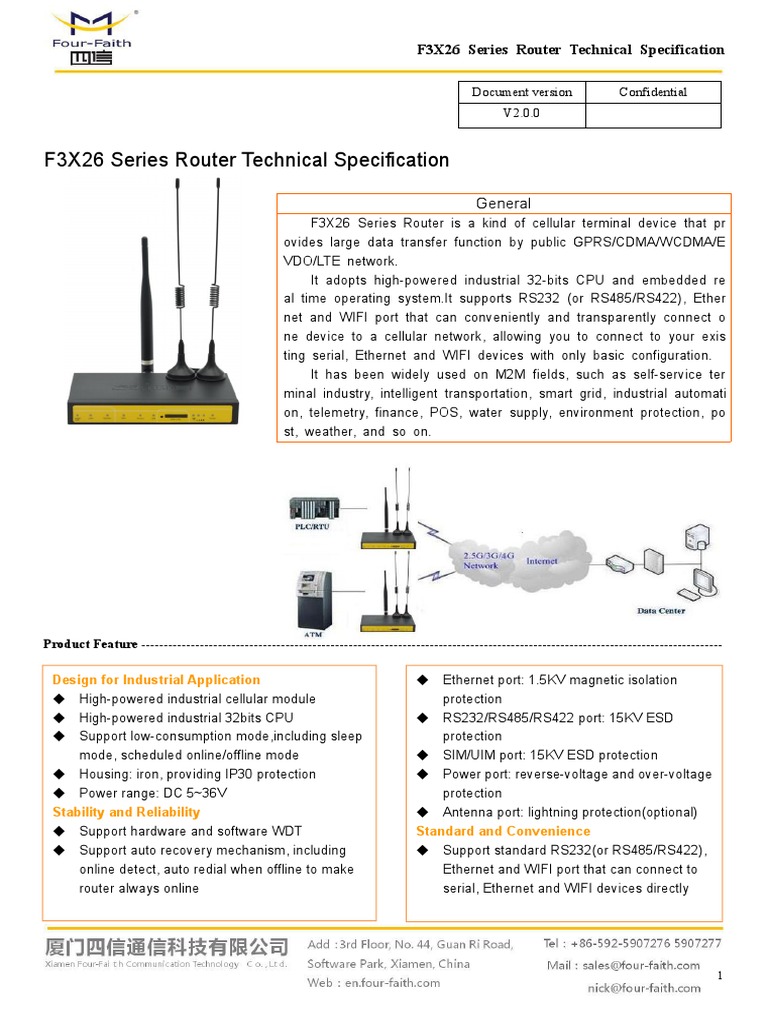 F3426 Brochure | PDF | High Speed Packet Access | Network Architecture