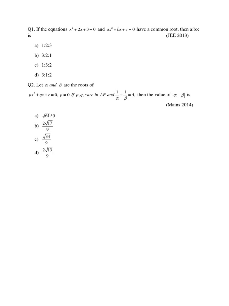 Quad Eqn | PDF | Teaching Methods & Materials