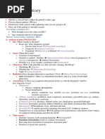 OSCE Checklist Headache History Taking | PDF | Headache | Patient