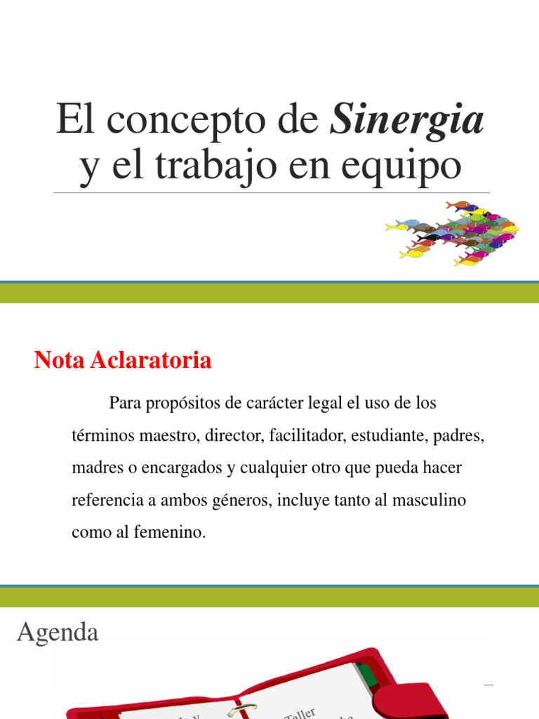 El Concepto de Sinergia y El Trabajo en Equipo Ok | Toma de decisiones ...