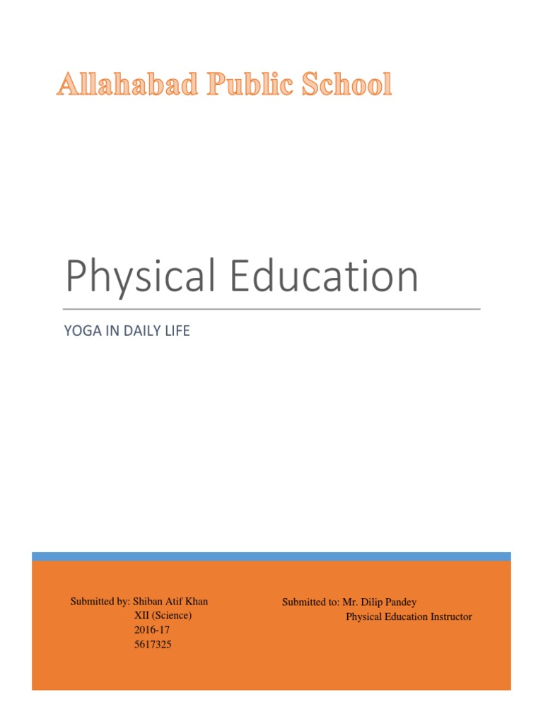 Yoga Project For Class 12 PDF | PDF | Yoga | Meditation