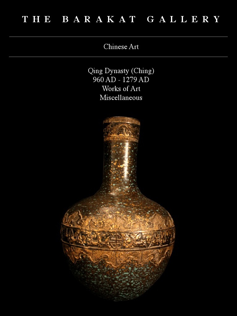 Chinese Art - Qing Dynasty (Chiang), Works of Art, Miscellaneous | PDF ...