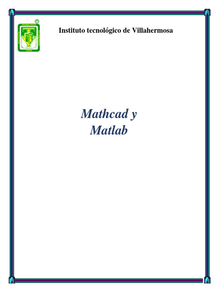 Mathcad y Matlab | PDF | Matlab | Informática
