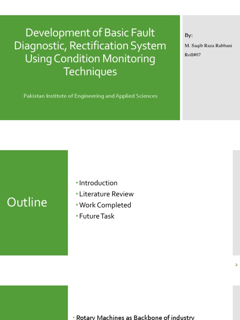 Development of Basic Fault Diagnostic, Rectification System Using ...