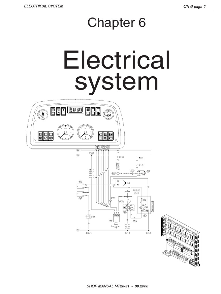 6 Electrical System 710655 PDF | PDF | Battery (Electricity) | Switch