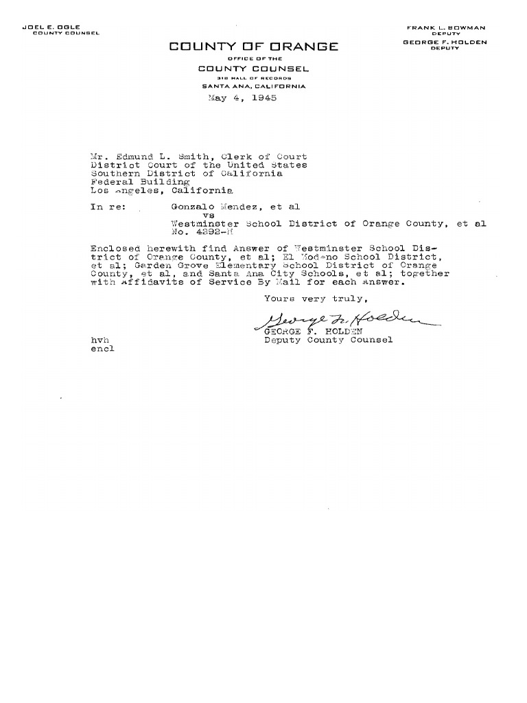 Clerks Correspondence | PDF | Orange County | Mail