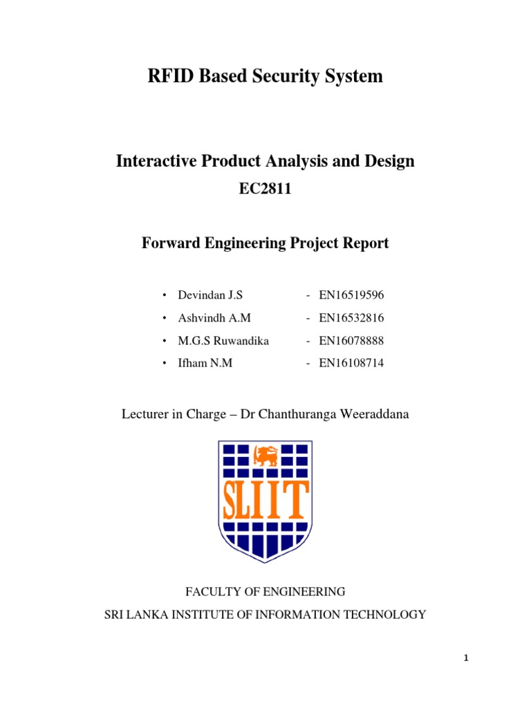 Rfid Based Security System Pdf Radio Frequency Identification Arduino
