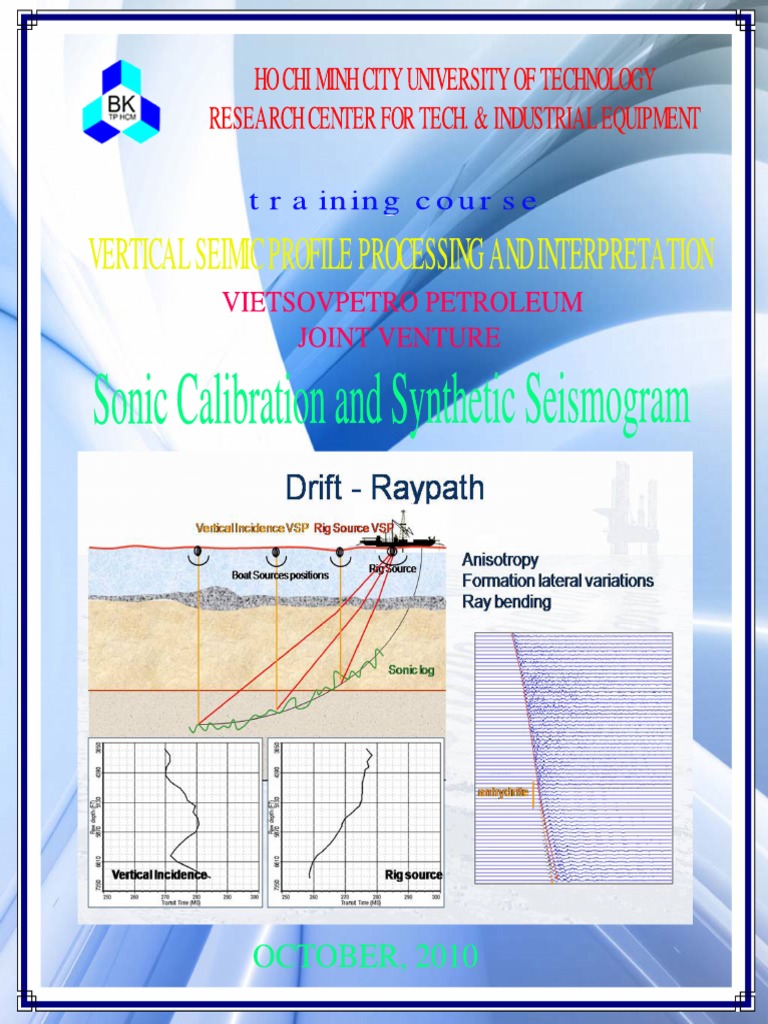 04 Sonic Calibration and Synthetic Seismogram | PDF | Reflection ...
