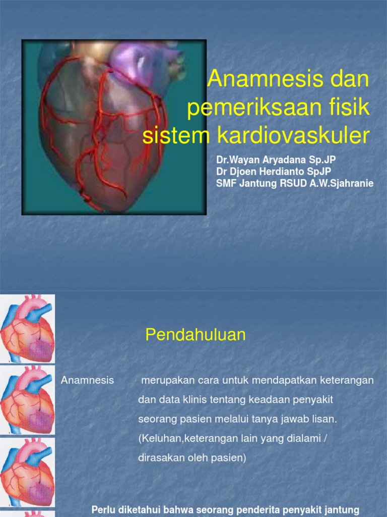 Anamnese&Pem - Fisik Cardio | PDF