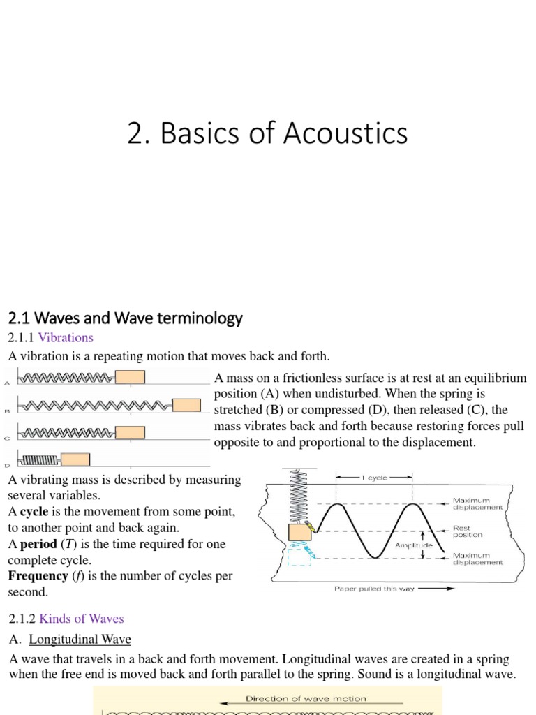 Basics of Acoustics | PDF | Waves | Sound Basics of Acoustics | PDF | Waves | Sound