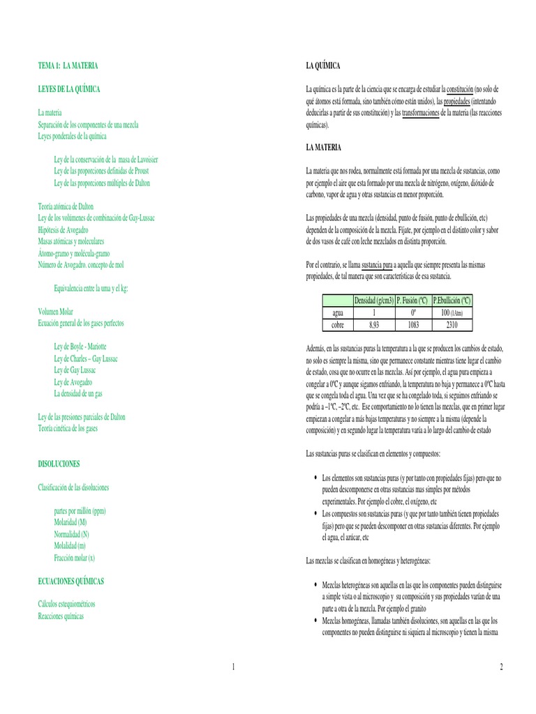 Quimica2 Teoria Pdf Mole Unidad Gases