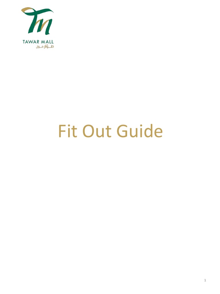 Fit Out Guide | PDF | Duct (Flow) | Hvac