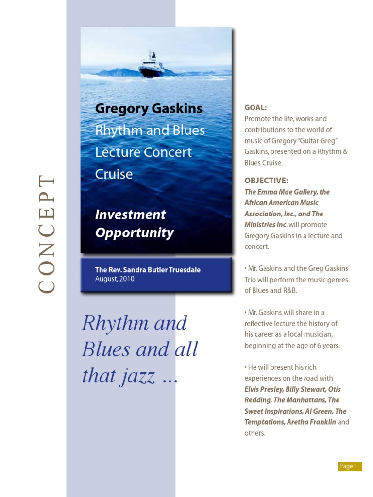 Rhythm and Blues and All That Jazz ... : Gregory Gaskins | PDF | Rhythm ...
