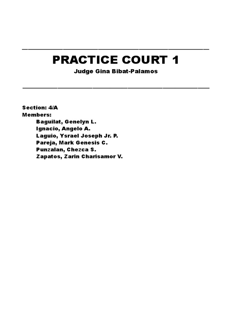 Court Visit Report - Sample | PDF | Arraignment | Plea