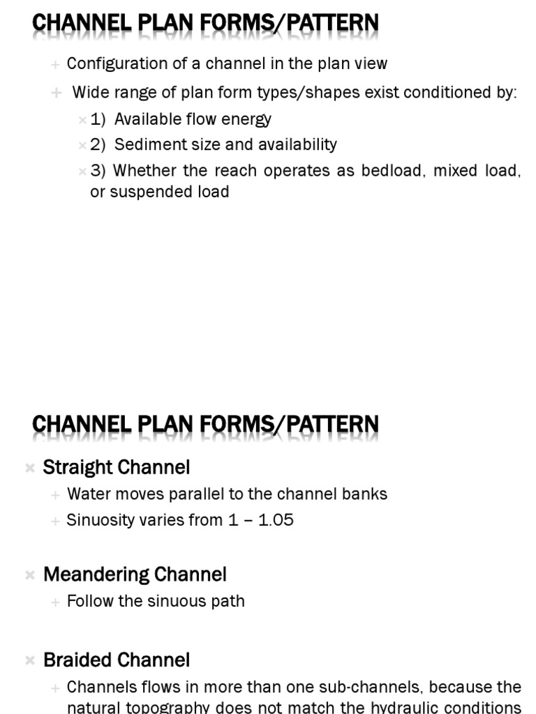 Earthen Canal Design and Analysis | PDF | River | Sediment
