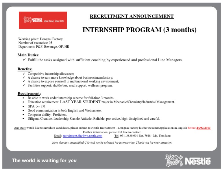 Internship Program | PDF