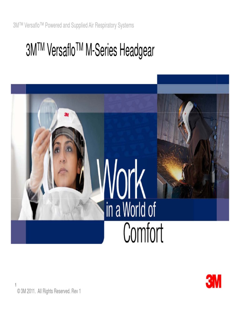 3M Versaflo M Series | PDF | Occupational Safety And Health ...