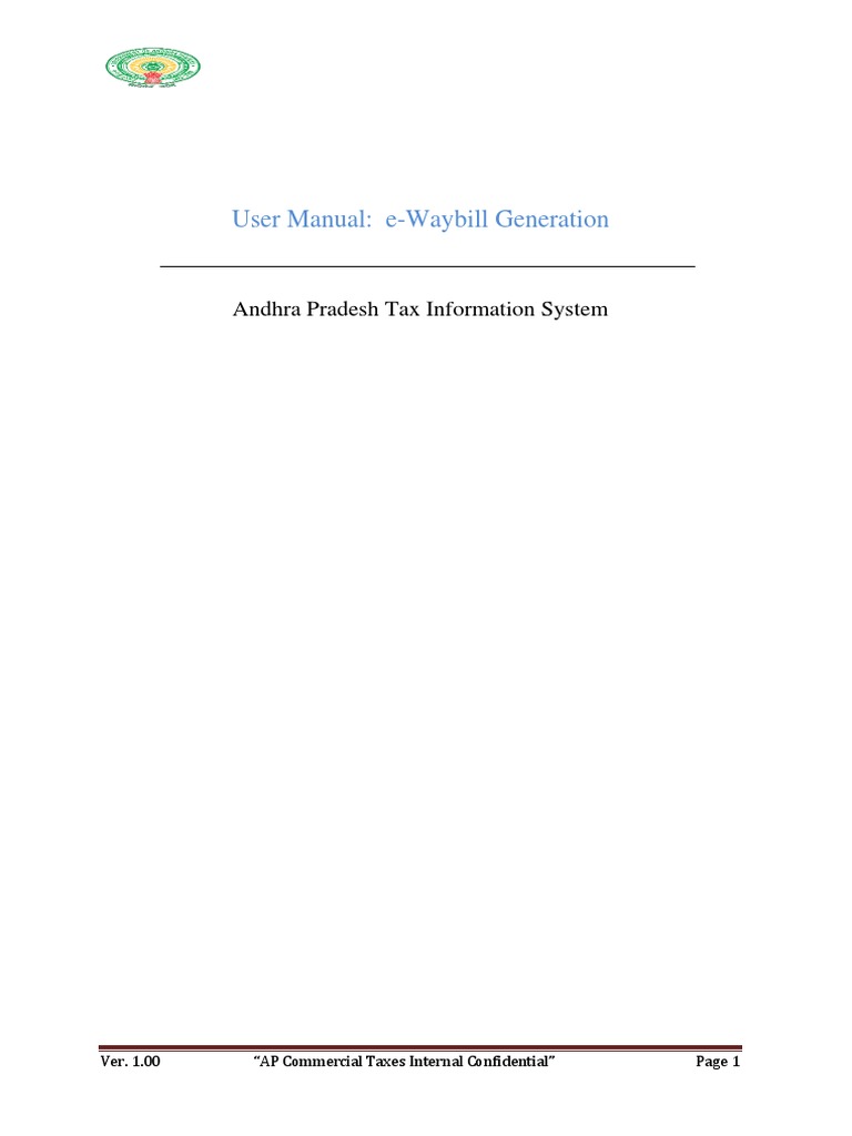 e-Waybill | Login | Password