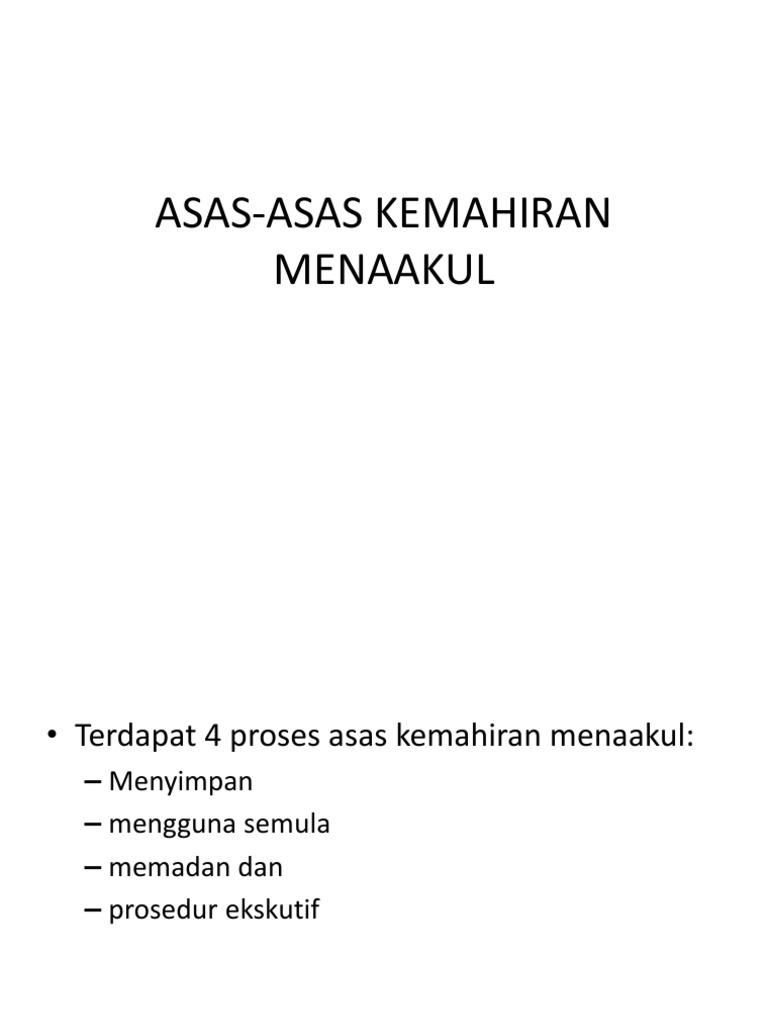 Asas-Asas Kemahiran Menaakul | PDF