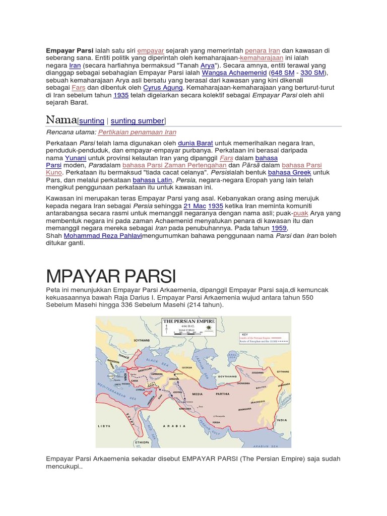 Empayar Parsi | PDF