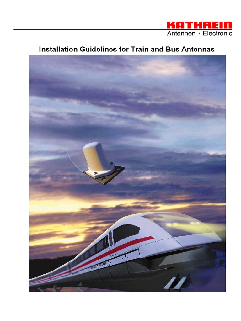 Installation Guidelines For Train and Bus Antennas | PDF | Antenna ...